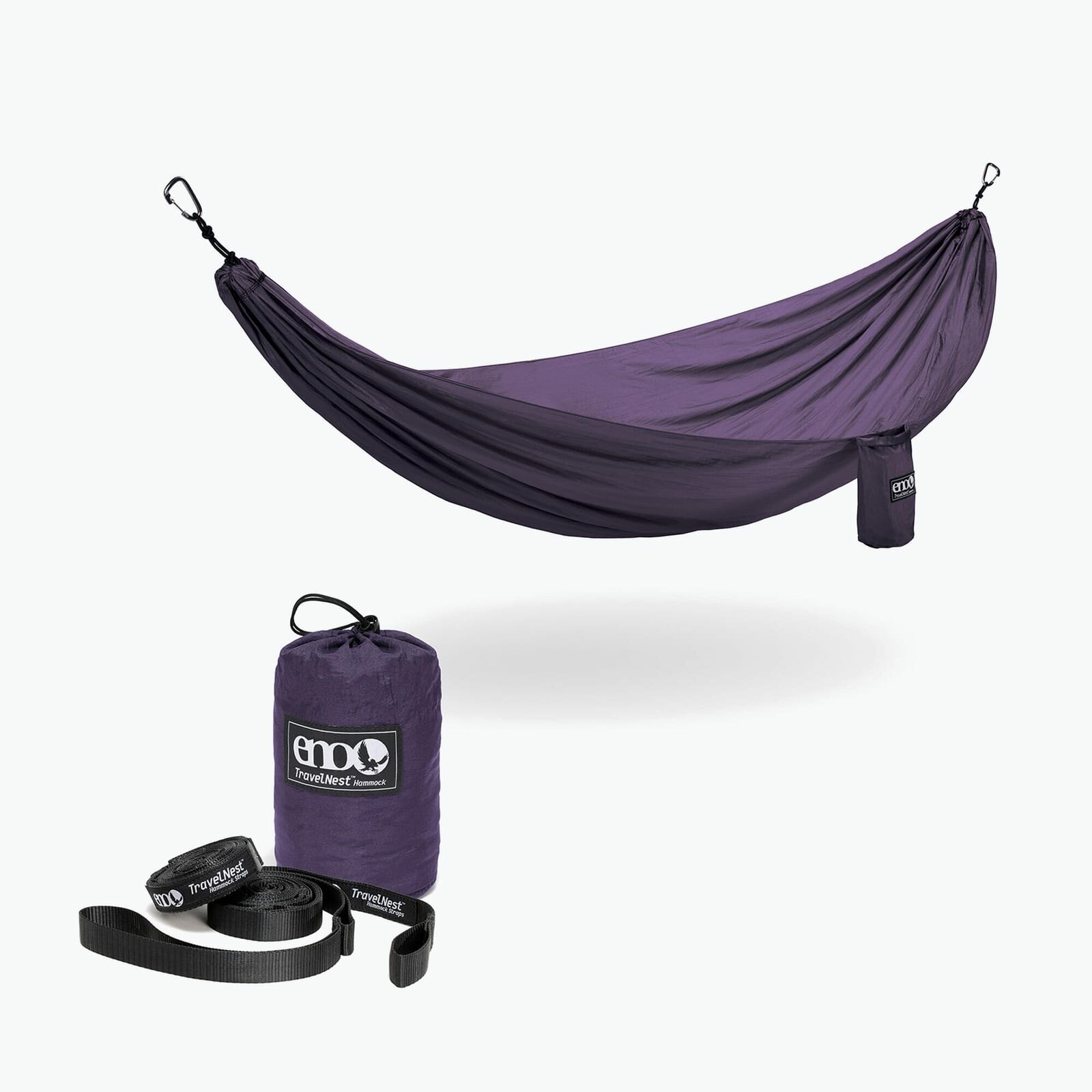 DECATHLON гамак DECATHLON TravelNest + Straps Combo, фиолетовый, 270x150 см