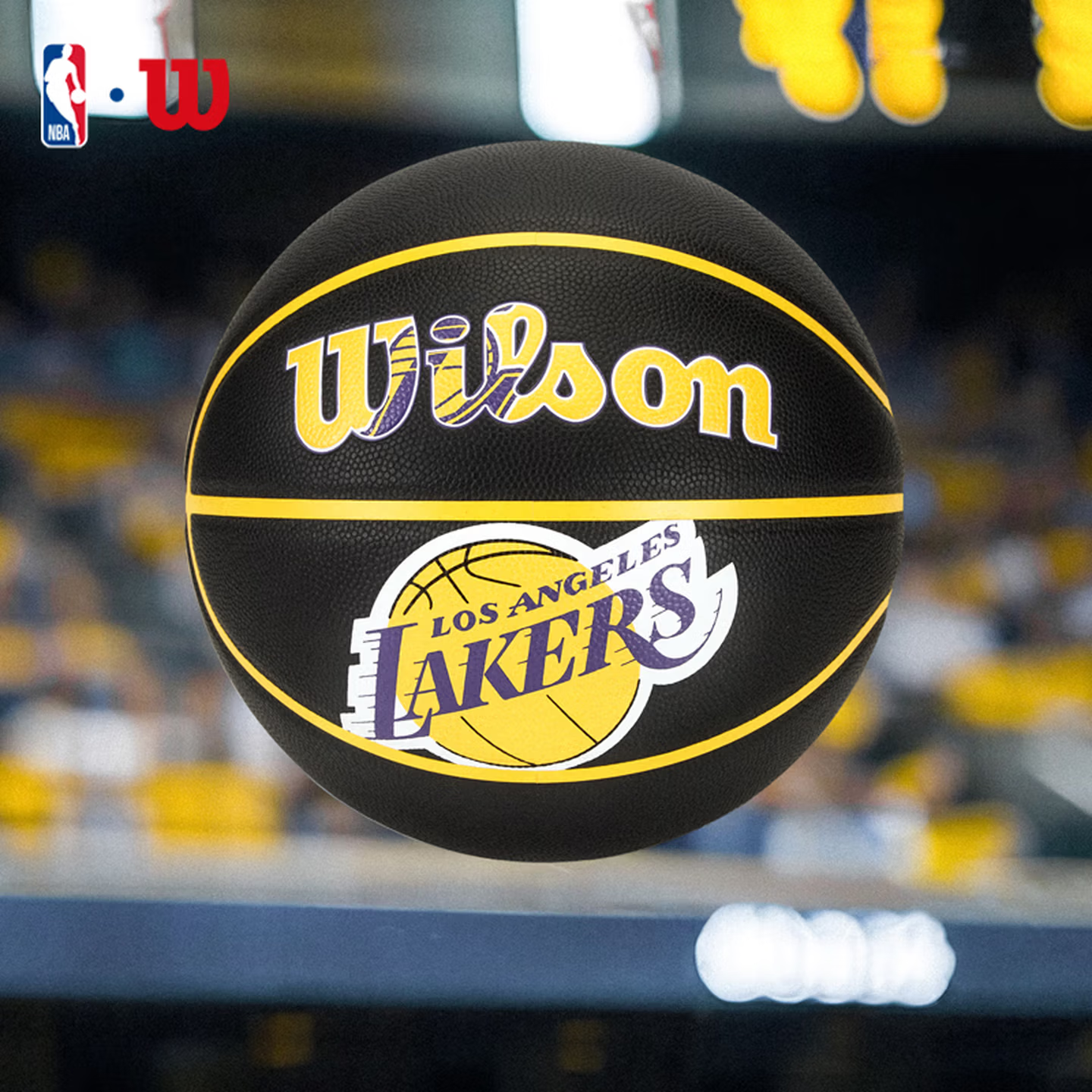Мяч баскетбольный Wilson NBA LA Lakers, PU, размер 7, для тренировок и коллекции