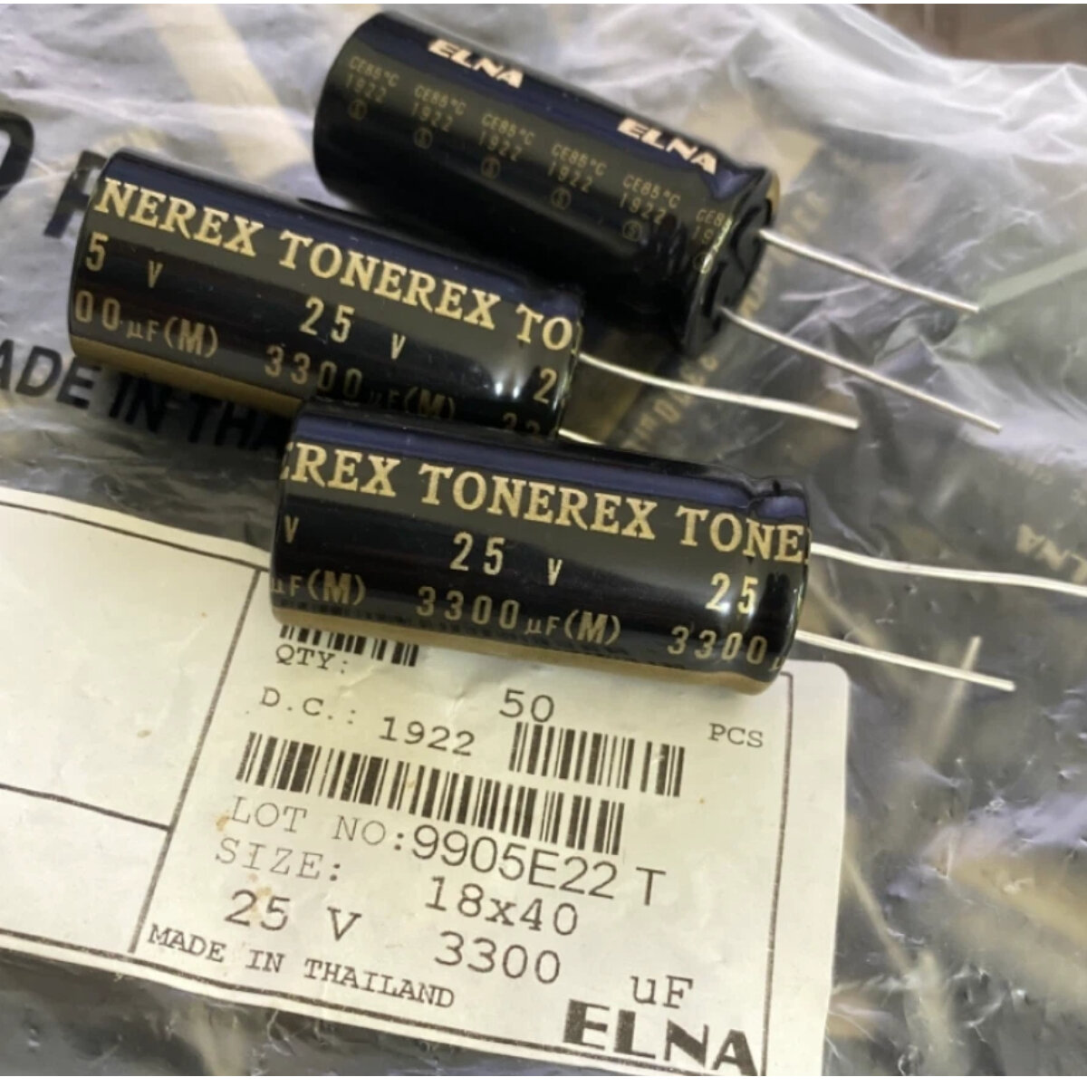 ELNA TONEREX 3300UF25V 25V3300UF медный ножной аудио электролитический конденсатор 10шт цена