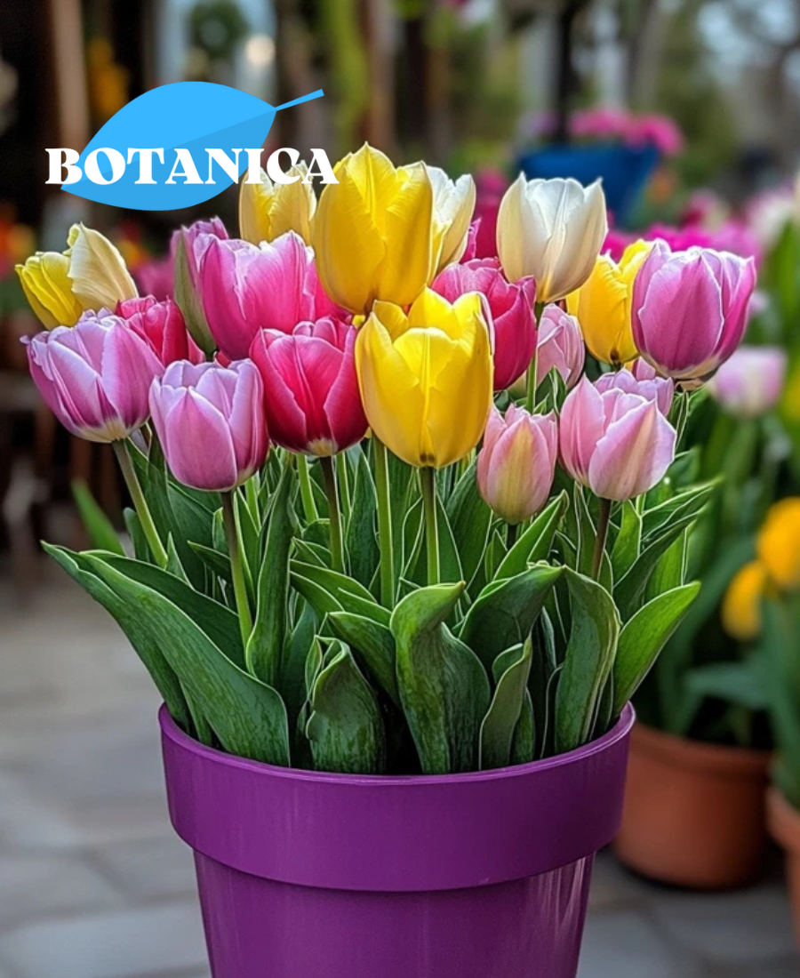 Луковицы цветов, botanica garden, Тюльпаны Кэнди Микс 3 штуки