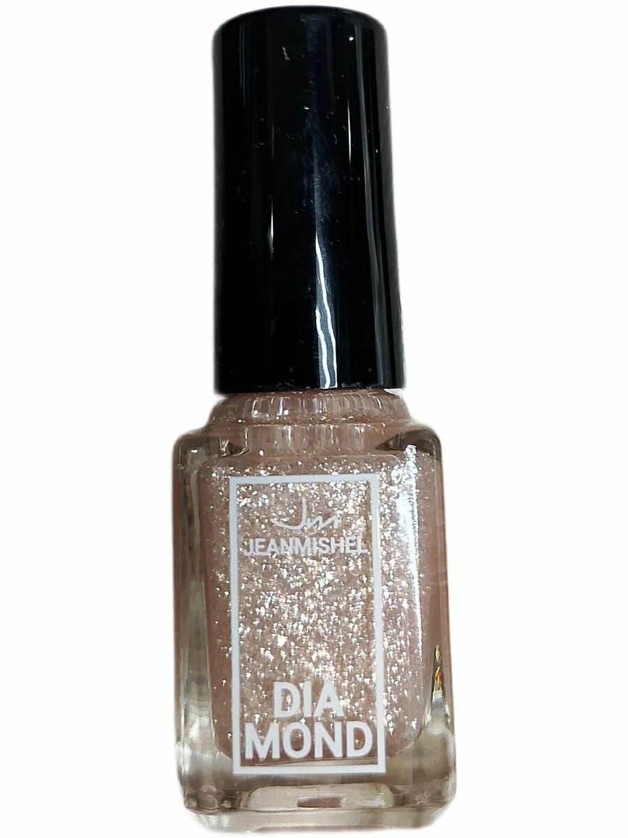 Лак для ногтей Diamond Jeanmishel, тон 504, Нюдовый перламутровый 6 мл