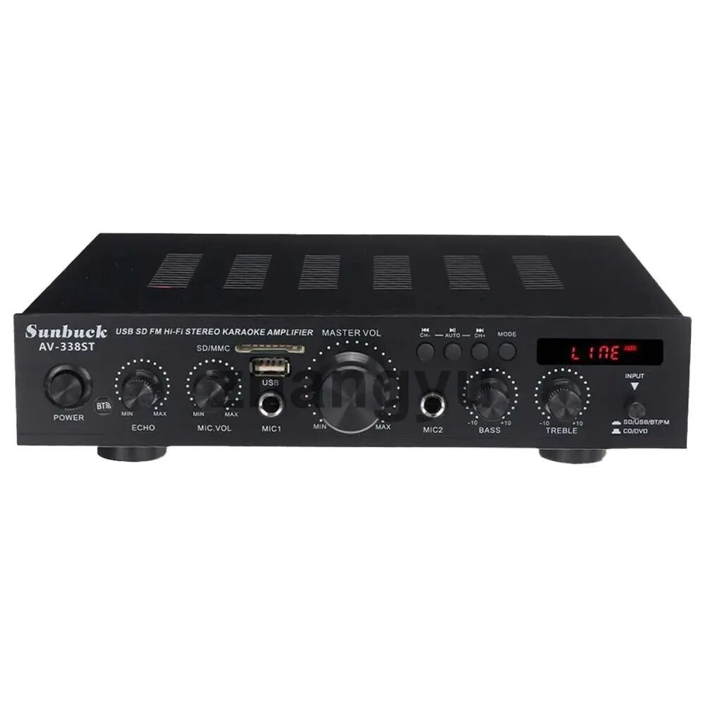 Аудио усилитель Sunbuck AV-338ST Bluetooth пятиканальный 5.0