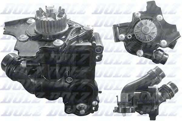 Водяная помпа VAG 2.0TFSi ( с корпусом) 06H121026C, DOLZ A244
