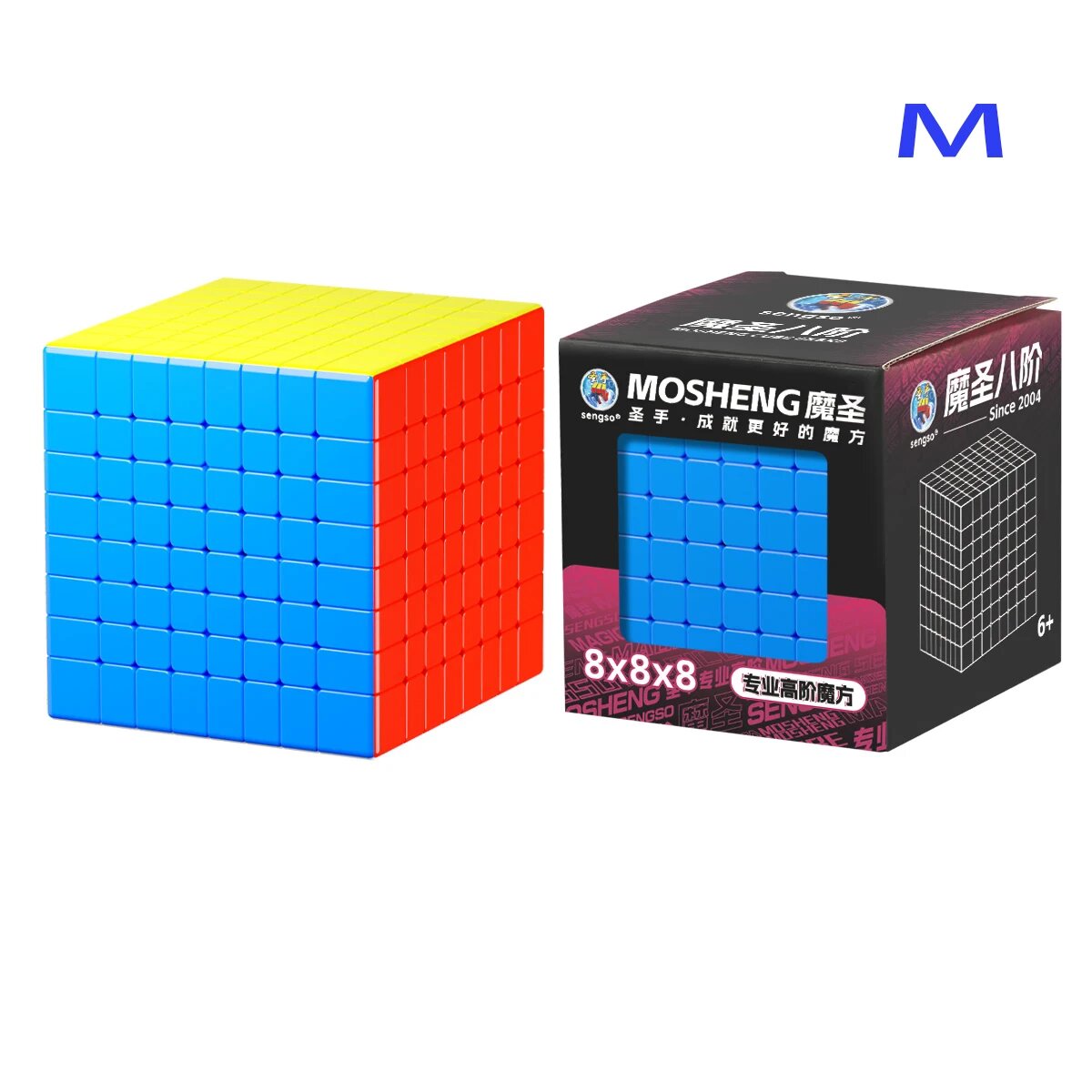 Кубик Рубика 8x8 Mosheng магнитный, цвет: mosheng 8x8 M