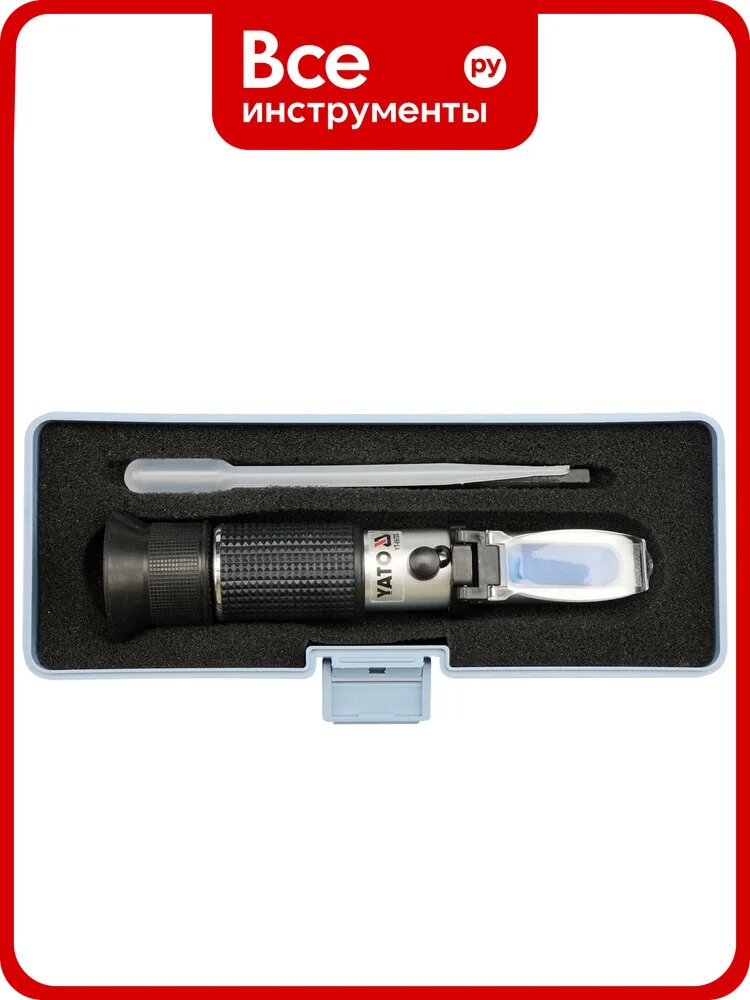 Рефрактометр YATO YT-06722 369506722 092 1, для определения физических свойств жидкостей