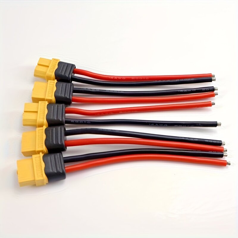 Разъем XT60H с проводом 16AWG (мама), 5 штук