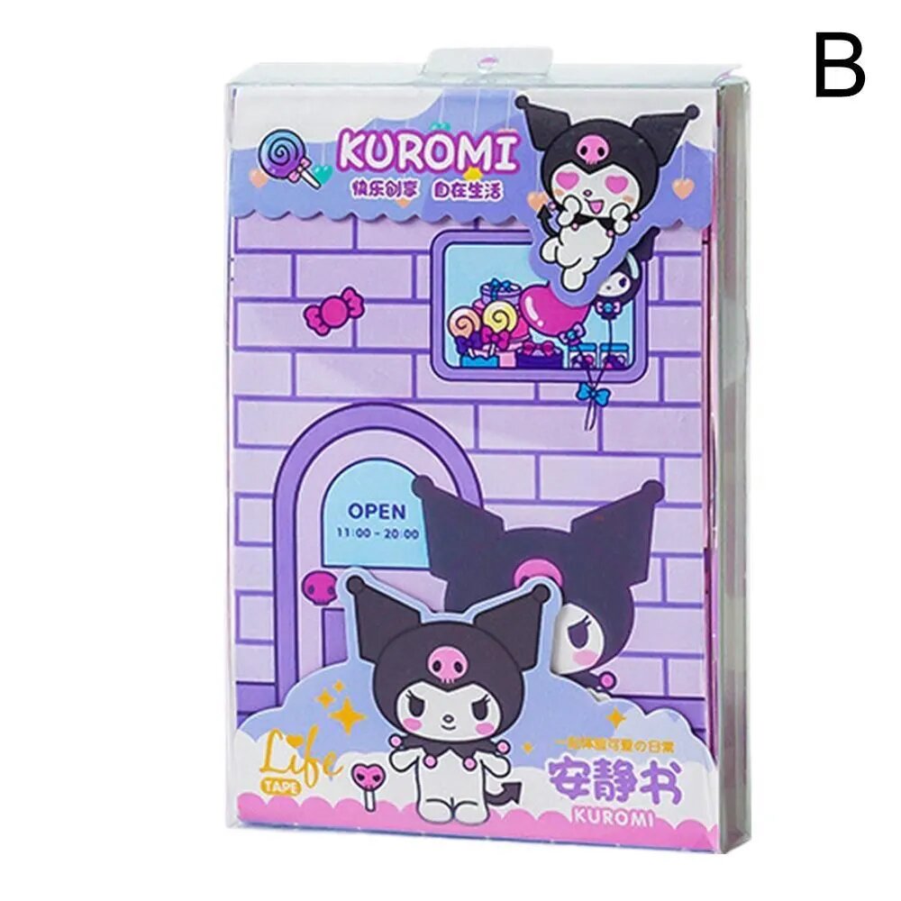 Hello Kitty Детские развивающие книги-головоломки, Книга с 2D-наклейками