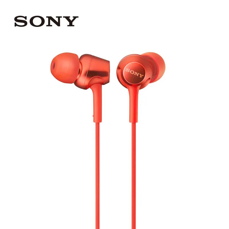 Sony MDR-EX255AP проводные наушники-вкладыши Красный, Красный