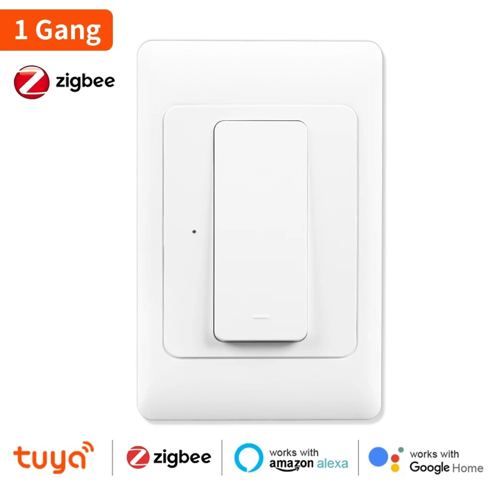 Tuya Zigbee умные выключатели 1/2/3 кнопки