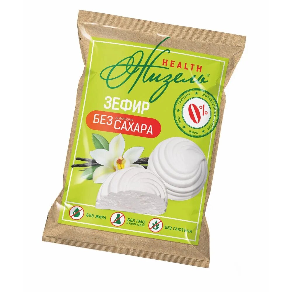 Зефир Жизель с ароматом ванили, без добавления сахара, 130 г