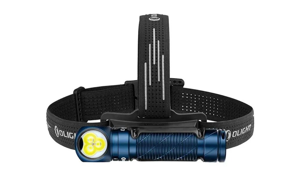 Olight Perun 3 Фонарь-прожектор, 3000 Лм, 160 м, встроенный аккумулятор, синий, IP58