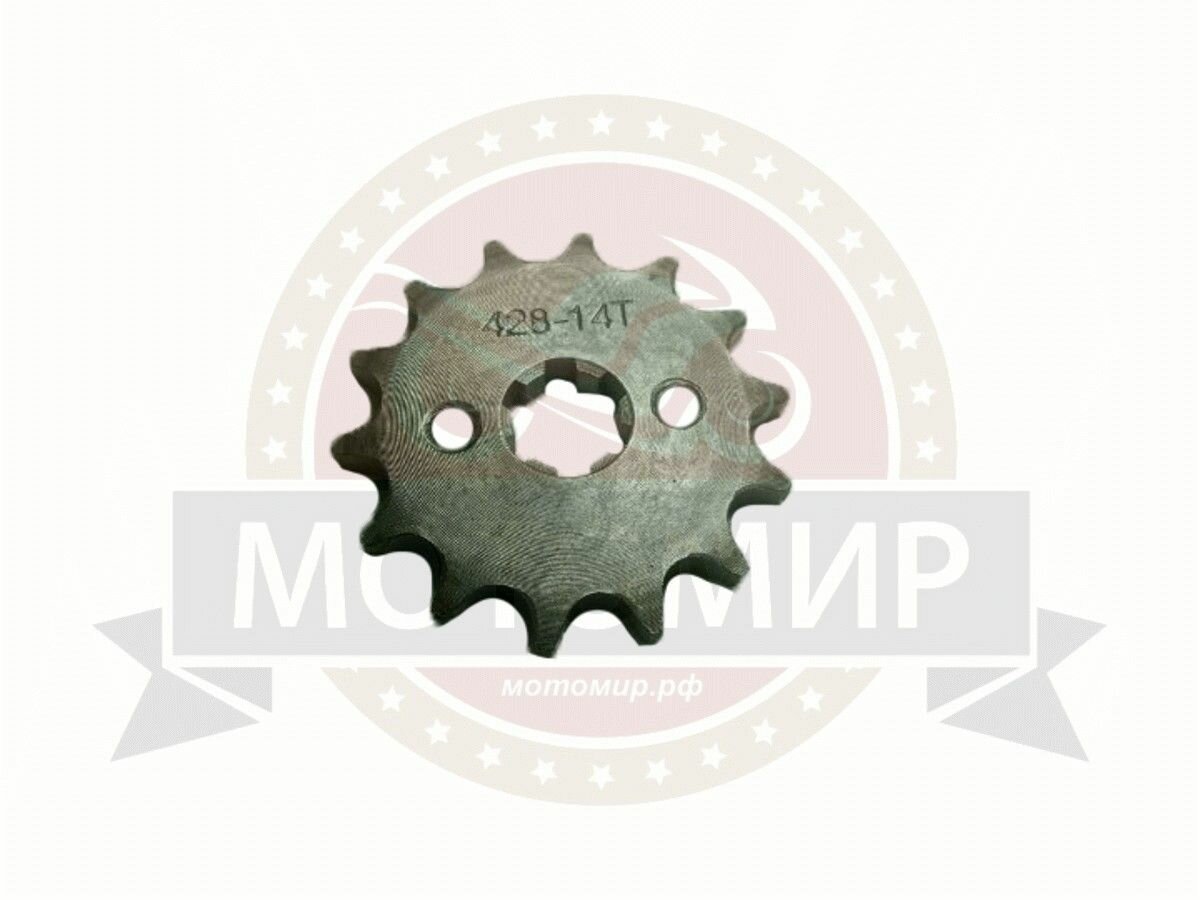 Звезда 14 зуб. (428) (d14-17, 2х30) ведущая. цепи TRICKLER XY110-17A (15170013)