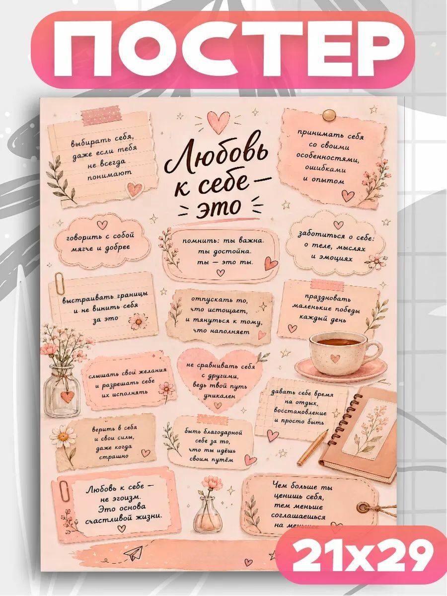 Мотивационные постеры на стену