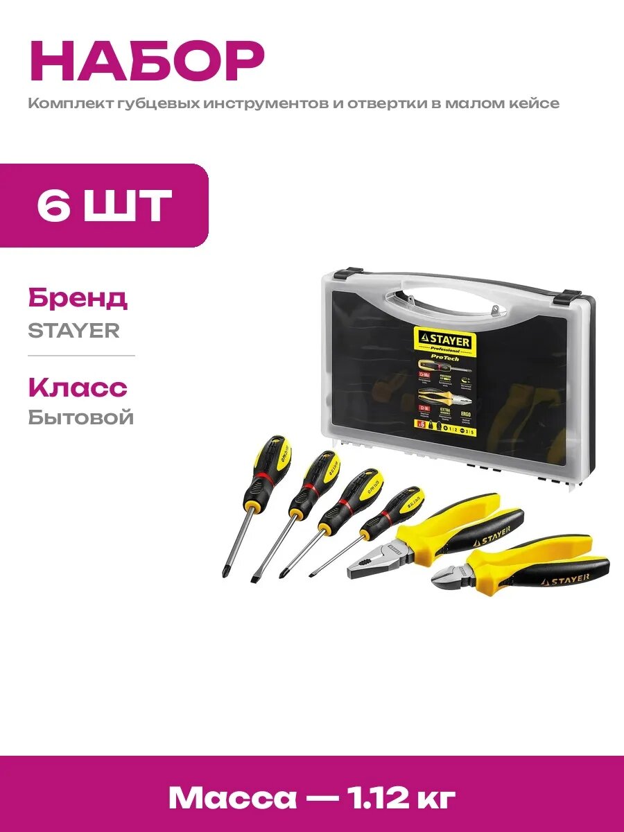 Комплект инструментов с кейсом для дома и мелкого ремонта