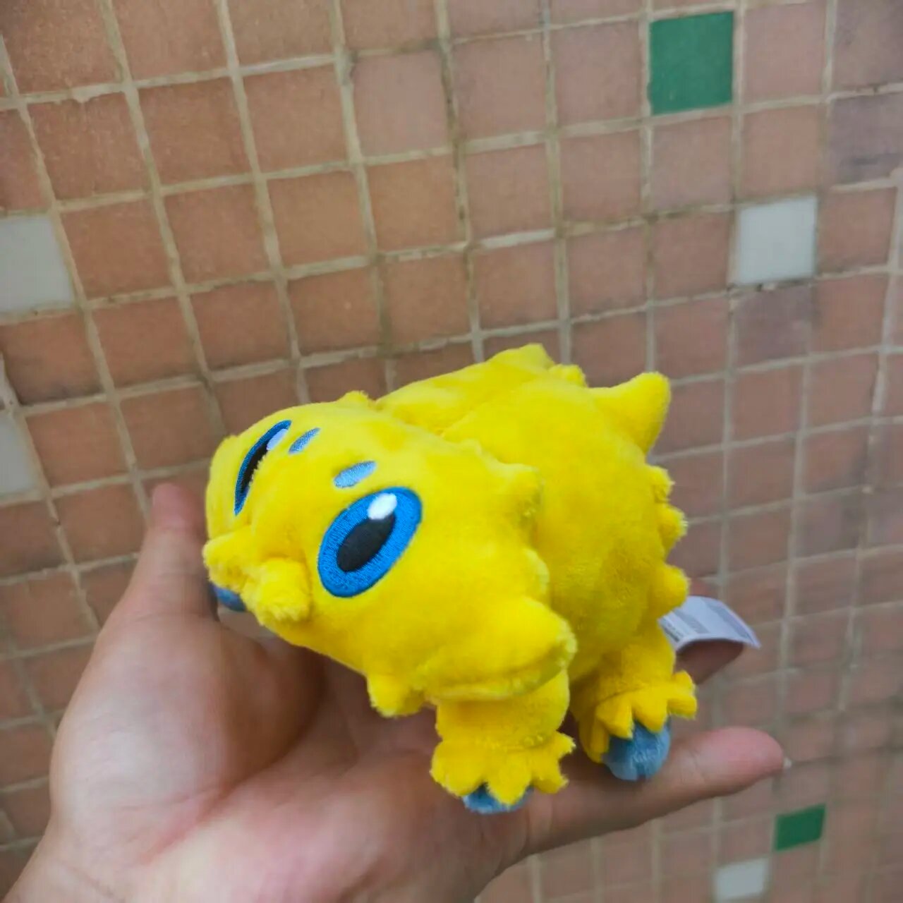 MINISO Pokemon Original fit series плюшевая кукла Желтый, Joltik