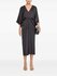 Платье Drawstring viscose midi dress