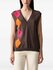 Свитер Argyle-pattern V-neck sweater