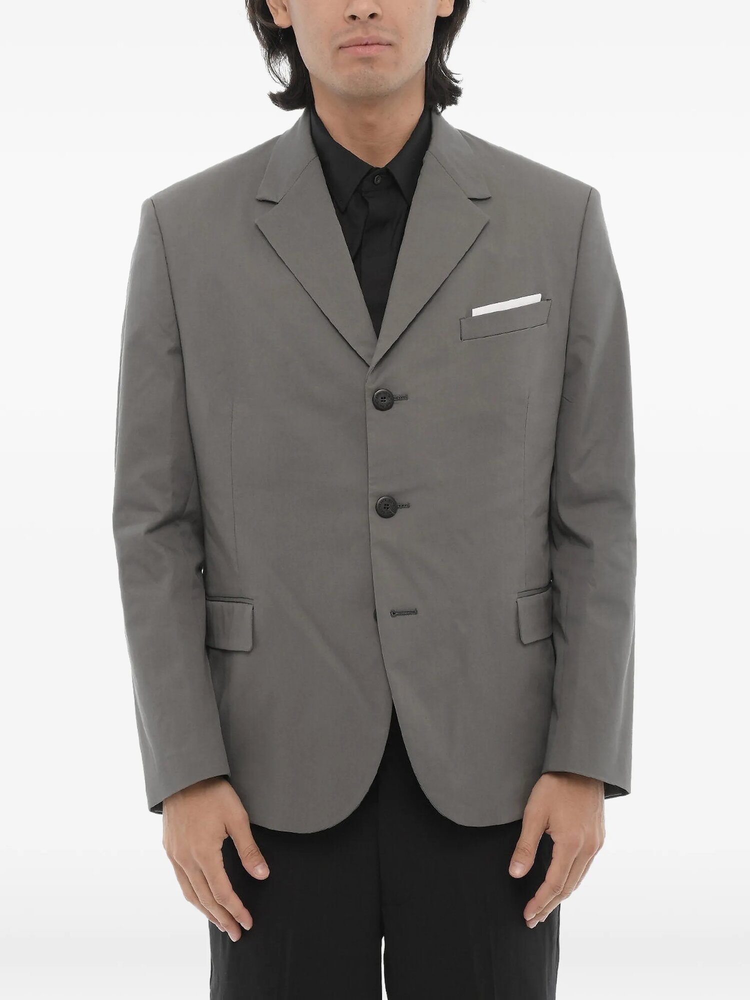 Куртка Single-breasted flap-pocket jacket