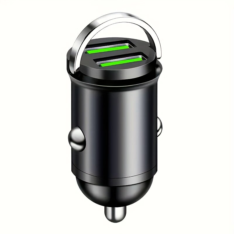 200W Мощное зарядное устройство с двумя USB-портами, поддержка быстрой зарядки 5A, широкий диапазон напряжения 12-24V, для автомобилей и грузовиков, Plug and Play, без батареи, черный