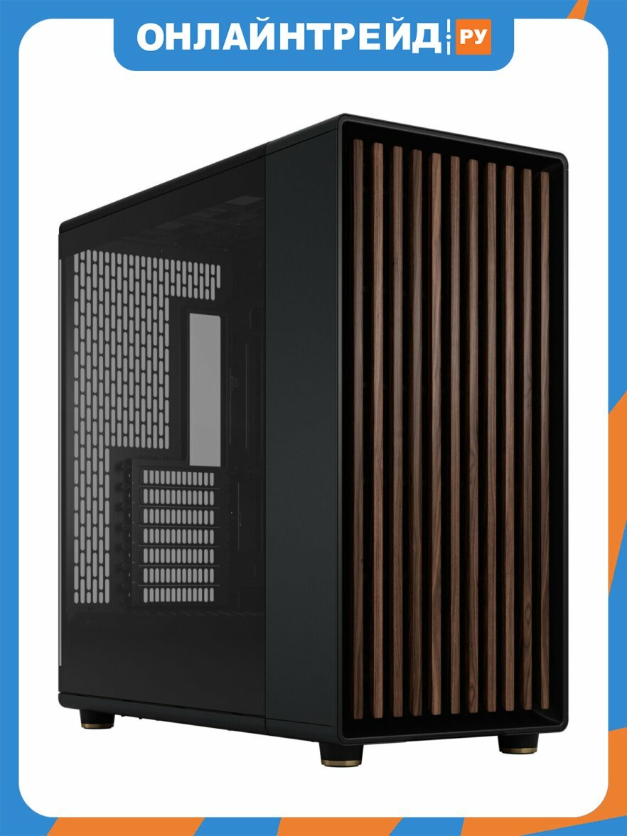 Корпус Fractal Design North XL RC Charcoal TG Dark, черный (FD-C-NOR1X-05)