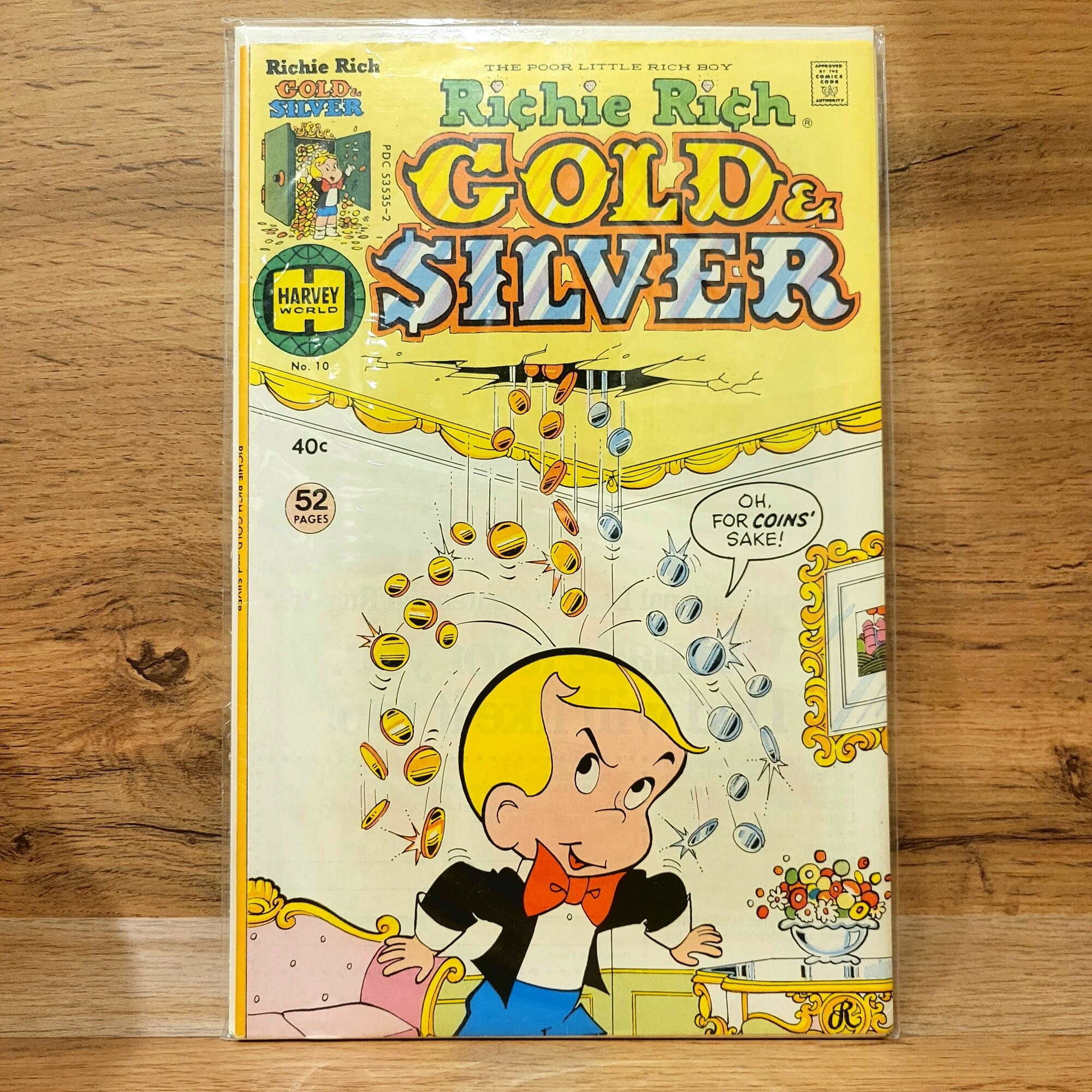 Раритетный Комикс Richie Rich Gold Silver #10. 1975 Год. Комикс (сингл) на английском языке