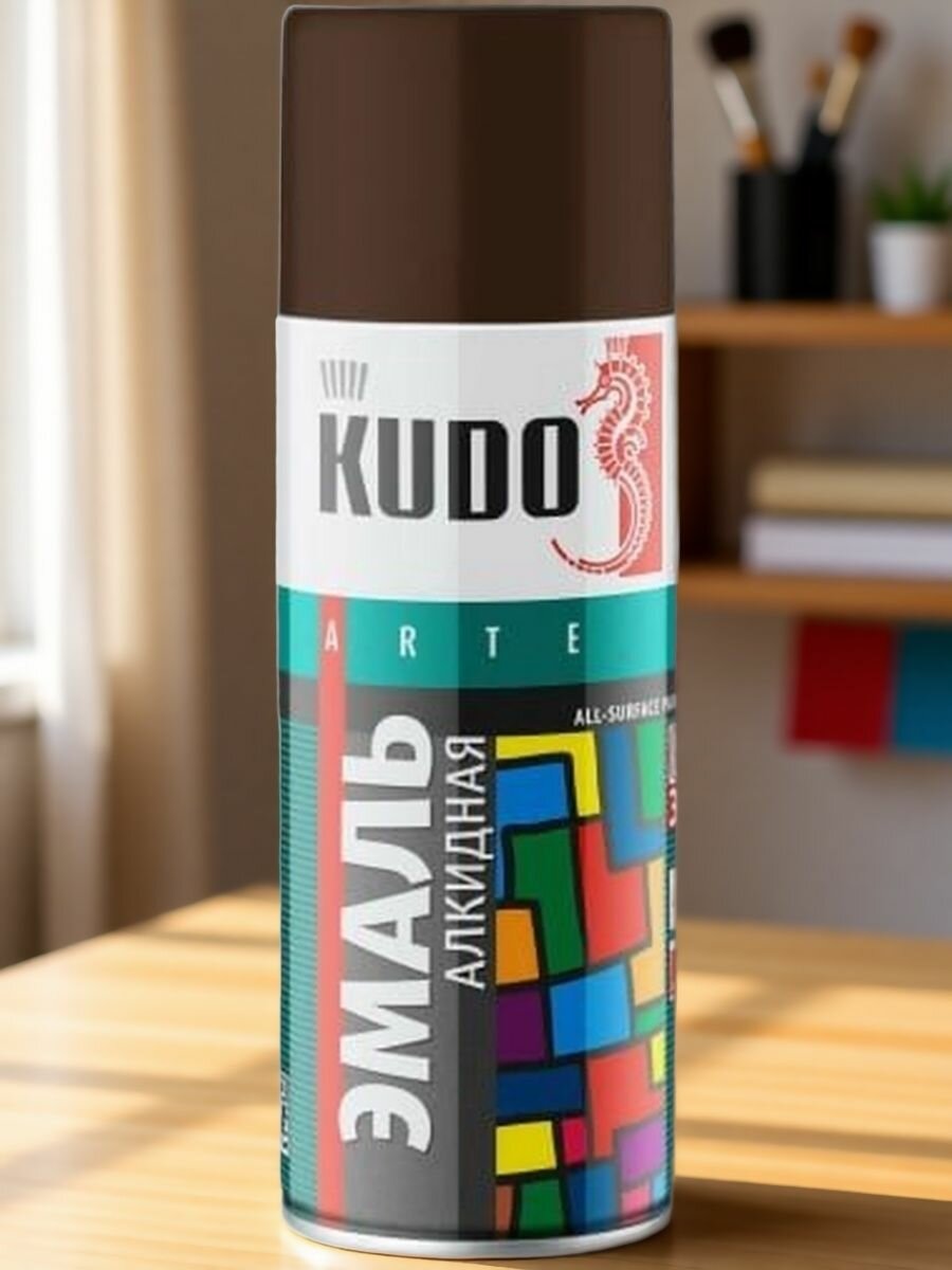 Эмаль универсальная KUDO коричневая