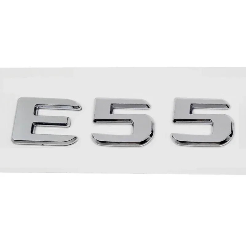 Эмблема Mercedes Benz E55 Silver