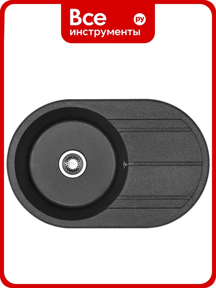 Кухонная Мойка AQUATON Амира Графит NEW 00040664 1A712932AI210