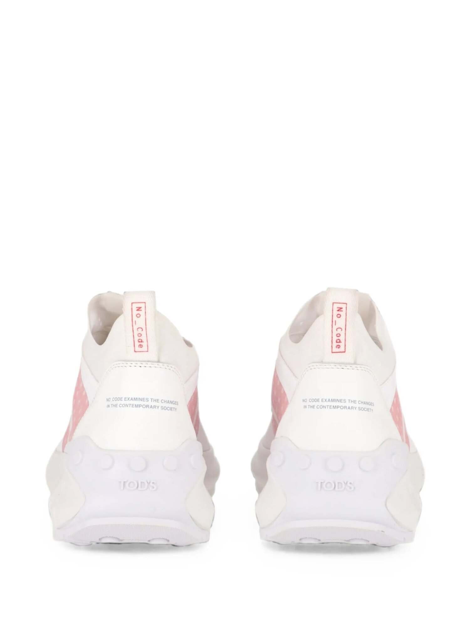 Кроссовки Tod's Logo-print sneakers, размер 7, бежевый/белый — фото 1