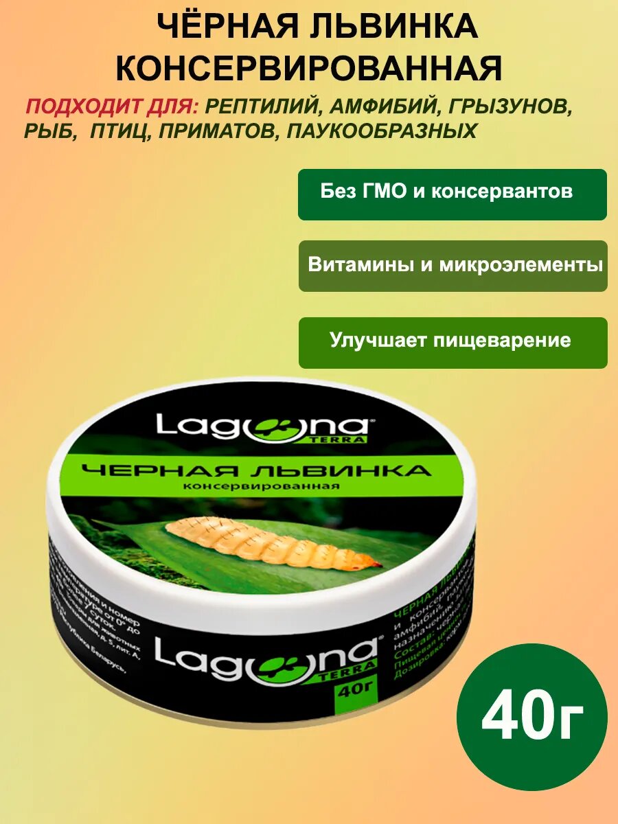 Черная львинка консервированная