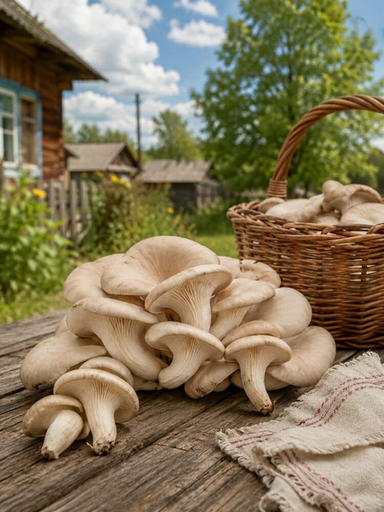 Мицелий вешенки ( семена ) зерновой -150 гр,