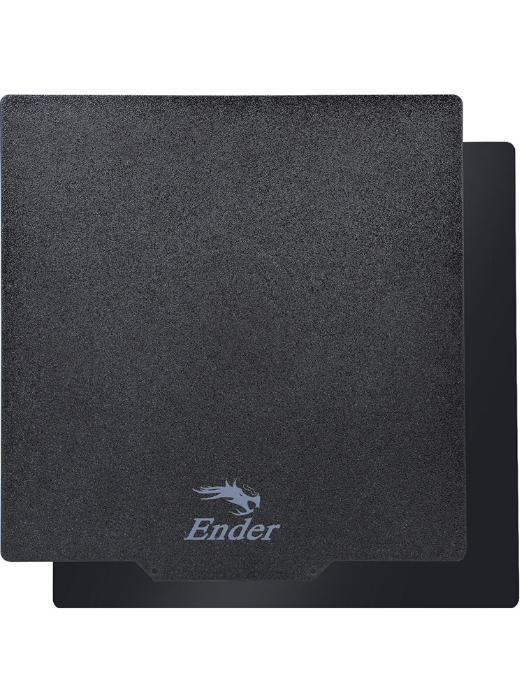 Оригинальная платформа Creality 3D Ender-3, черная, с напылением PEI, 235*235 мм, с мягким хематитовым покрытием.