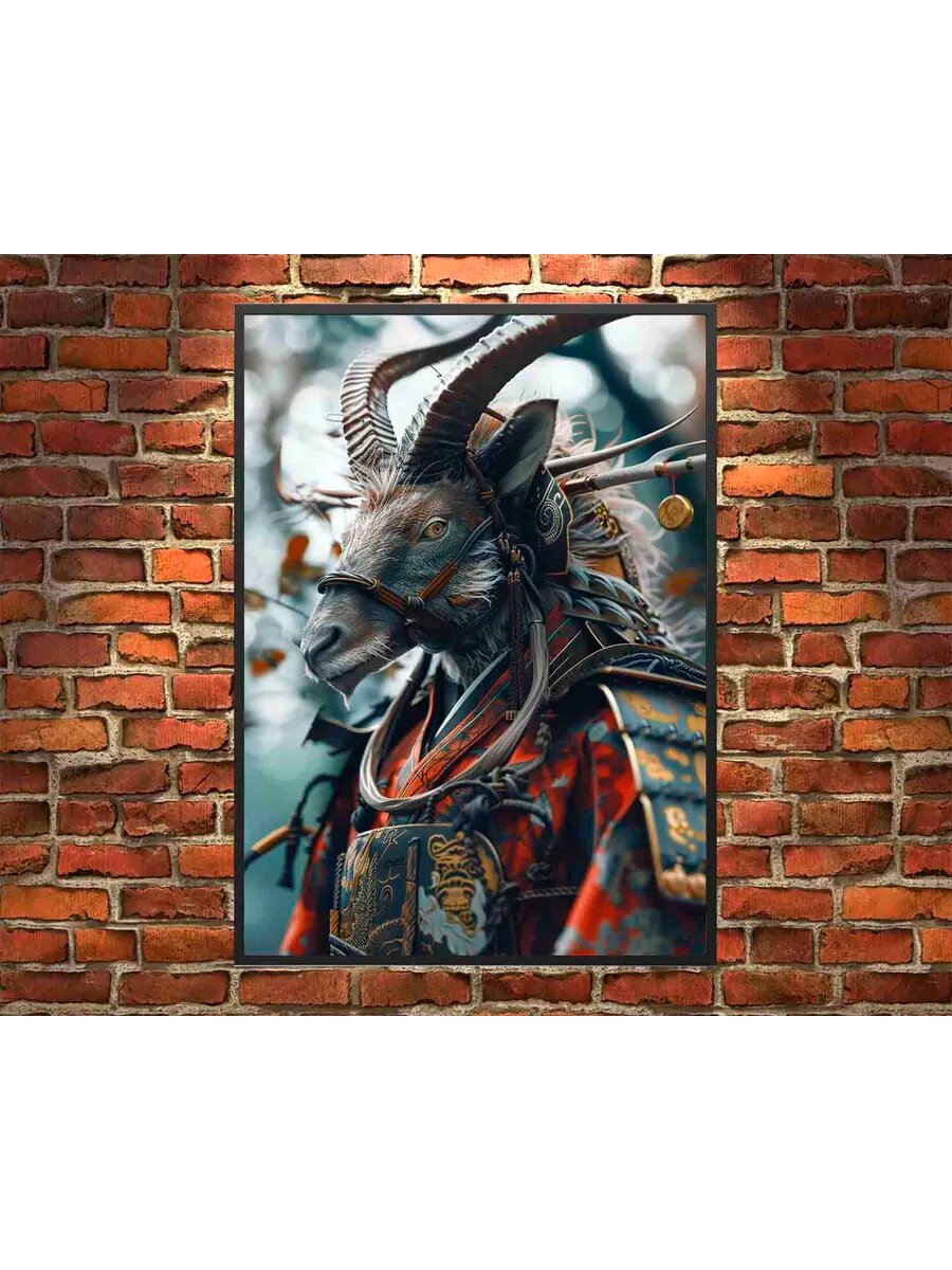 Животное-самурай из орикса 4, Плакат 30x42см