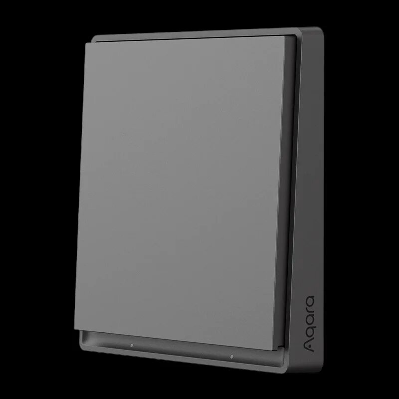 Интеллектуальный выключатель на стене Aqara Smart E1 ZigBee 3.0 беспроводной умный домашний световой кнопка без нулевого провода для приложения Xiaomi Mi Home Homekit — Серый с нулевым проводом 1k