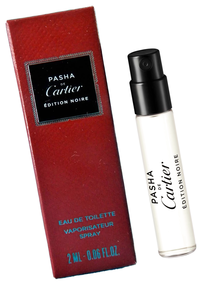 Cartier Pasha Edition Noire туалетная вода 2 мл сэмпл для мужчин - Картье Паша Эдишн Нуар миниатюра аромата