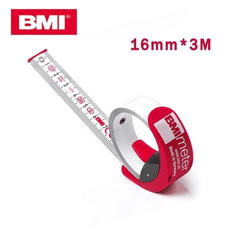 BMI Измерительная рулетка Бытовая 3м x 16мм