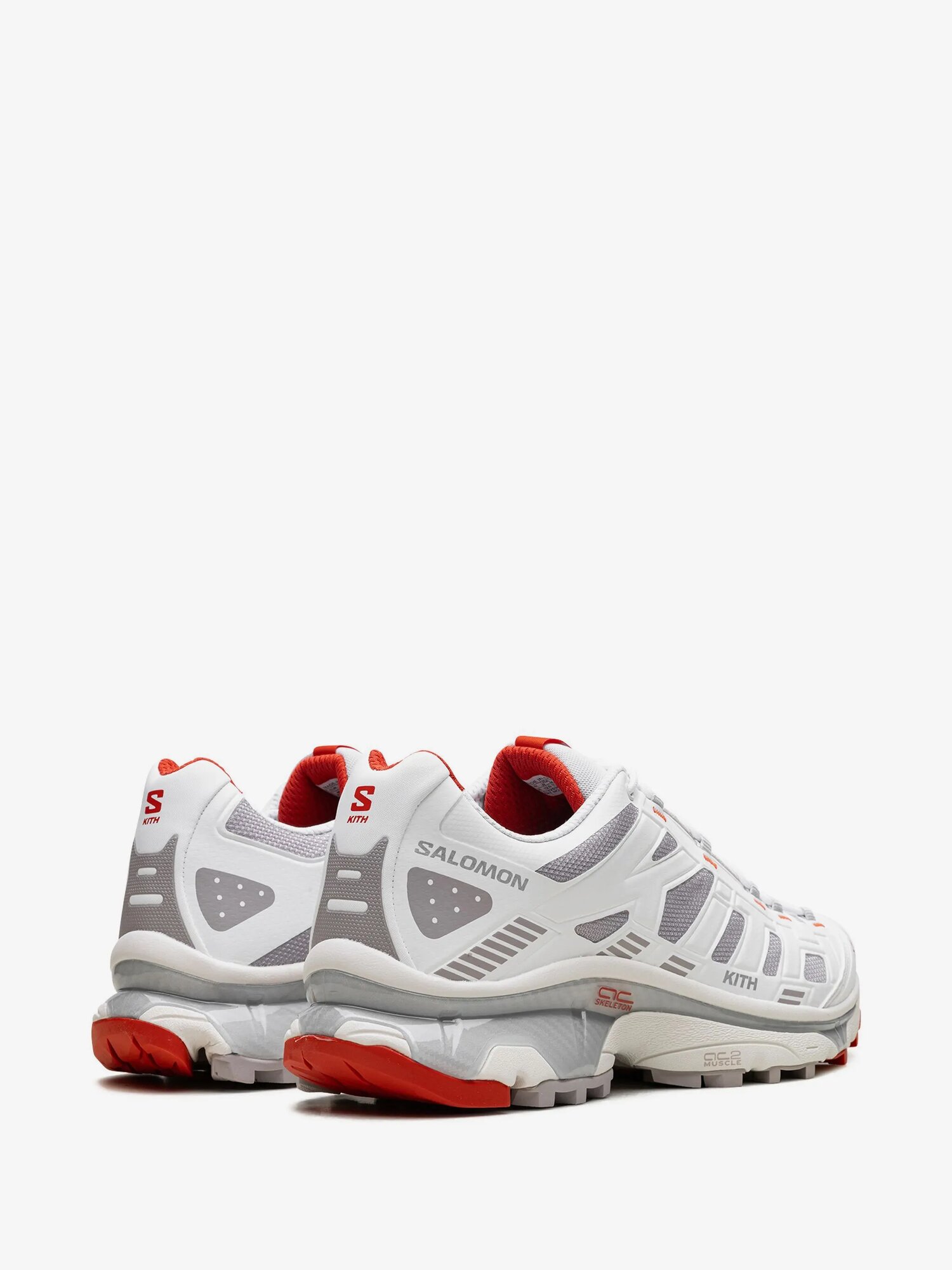 Кроссовки Salomon XT-4K Kithmas White Red, размер 9.5 UK, белый — фото 1