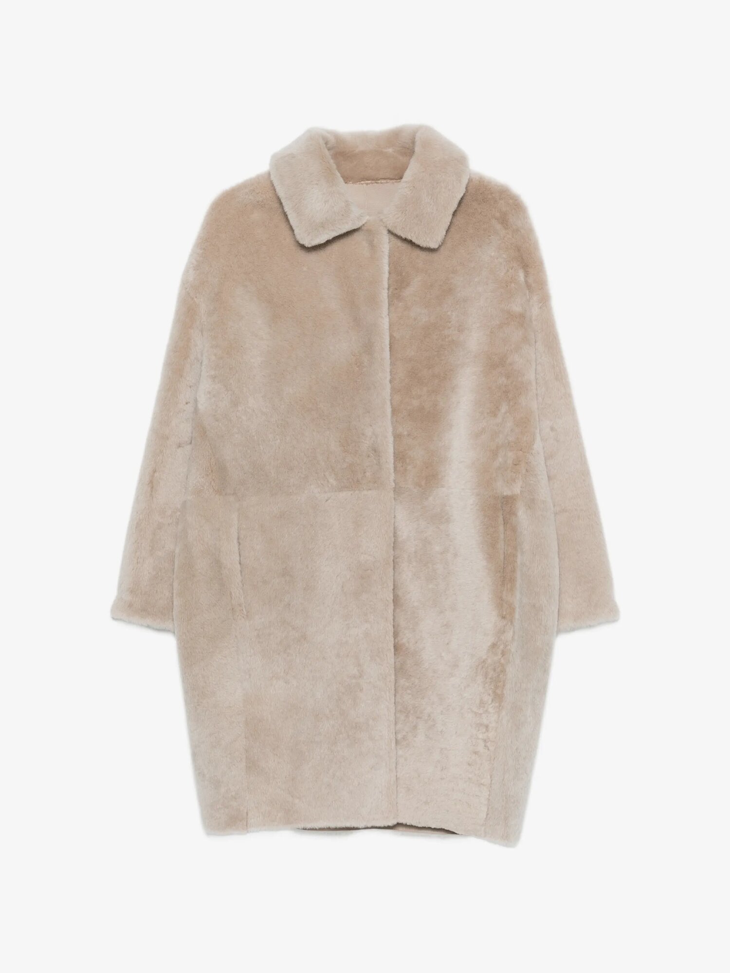 Пальто Single-breasted long-sleeve coat