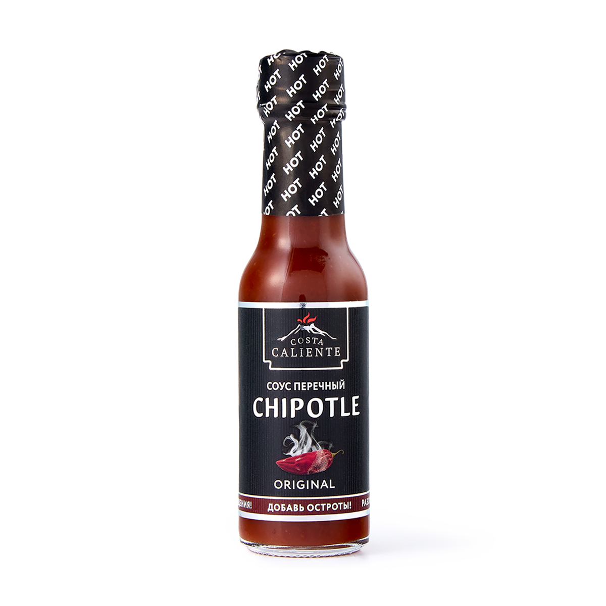 Соус Costa Caliente Original Chipotle, перечный, стеклянная бутылка, 95 г