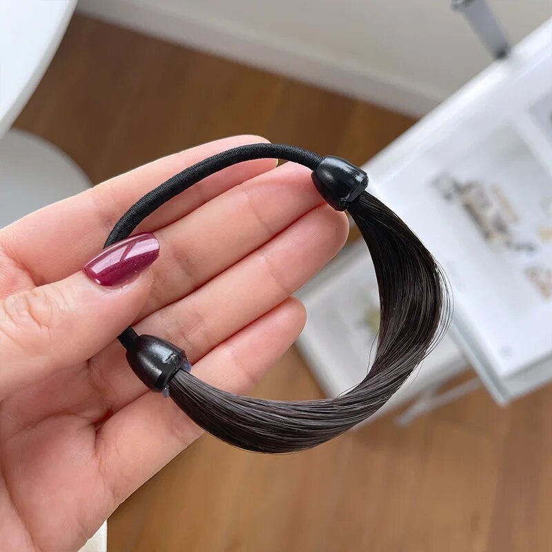Резинка для волос черная A-Natural Black