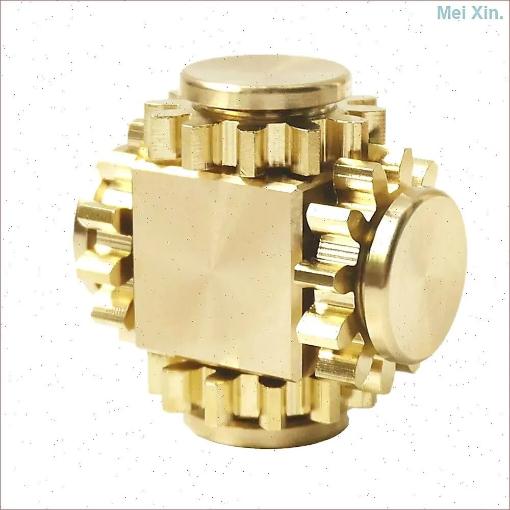 Механический Fidget Hand Finger Spinner / Изготовлен из латунных шестерен