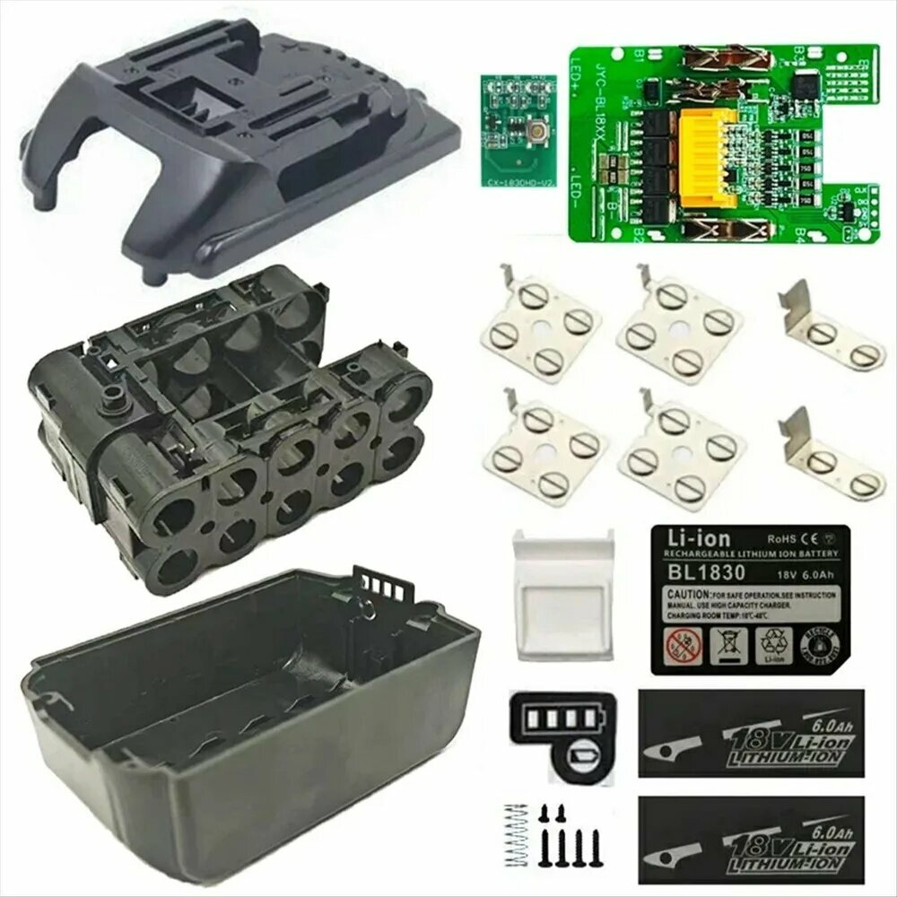 Корпус литиевого аккумулятора BL1830 BMS для MAKITA 18V BL1860B