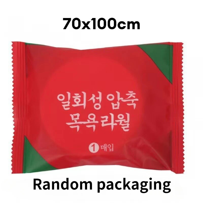 Одноразовые банные полотенца белые полиэстер/хлопок 10PCS, 70x100cm