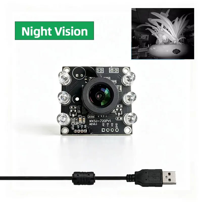 USB-камера ночного видения XINSITONG 2Мп 720/1080p 5MP 30FPS