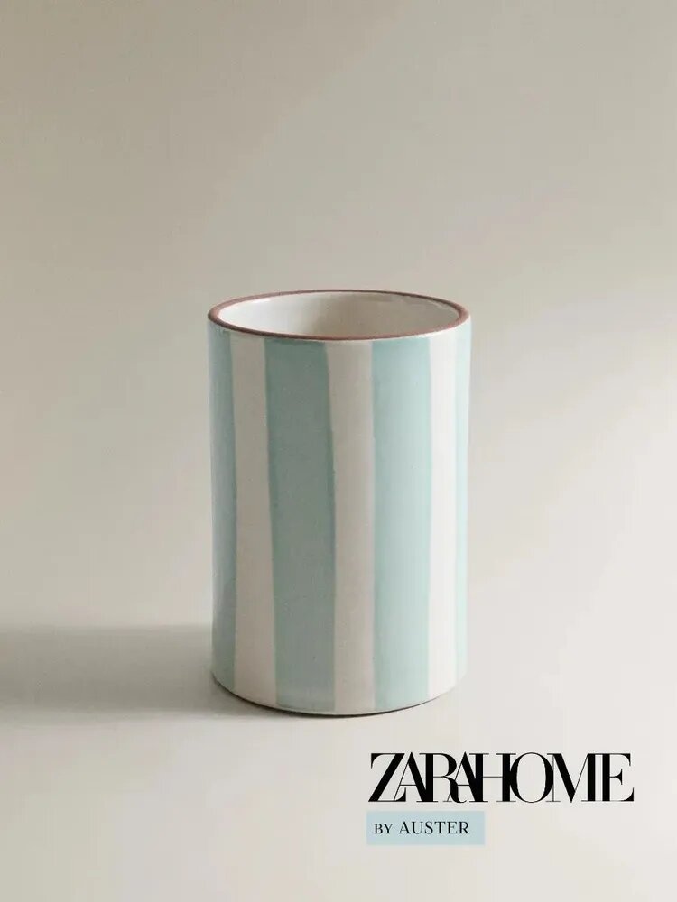 ZARA HOME Держатель для зубных щеток "STRIPED CERAMIC", 1 шт