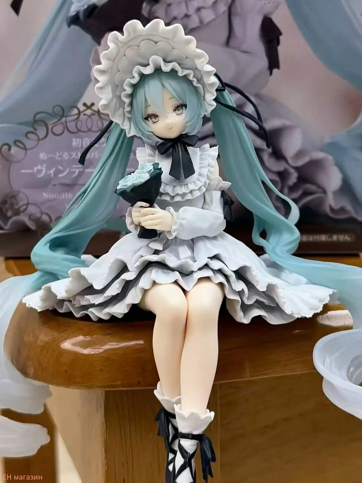 Noodle Stopper Figure Хаунэ Мику(Hatsune Miku) в Классическая кукла 15cm фигурка для рамена стоппер для лапши