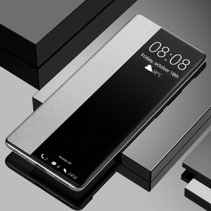 Huawei Mate 40 RS Porsche Design Полный защитный чехол, цвет Серебристо-Белый, амортизирующий дизайн для мобильного