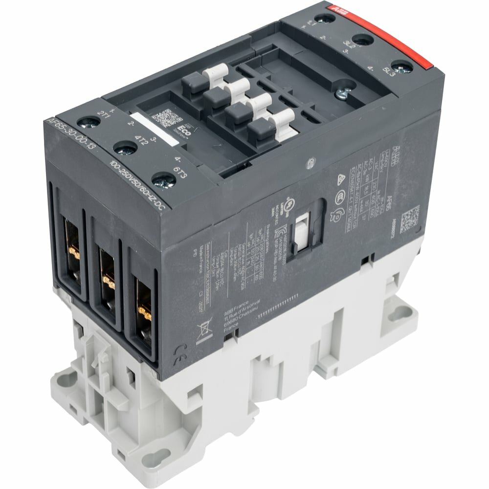 Контактор ABB AF65-30-00-13 65А AC3, катушка 100-250В AC/DC 1SBL387001R1300 — фото 1