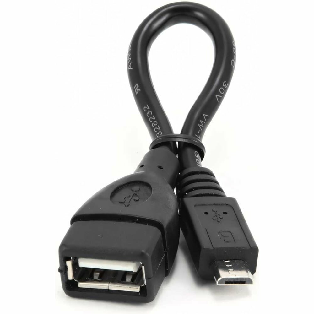 Кабель-переходник Cablexpert USB 2.0 OTG USB-AF/Micro-BM, 0.15м, пакет A-OTG-AFBM-001