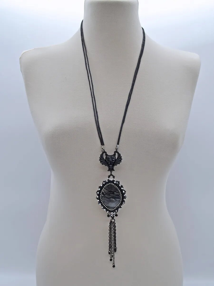 Колье, кристаллы Swarovski